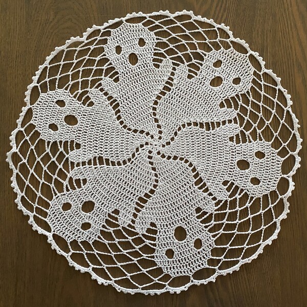 Crochet Ghost Doily Pattern - Etsy