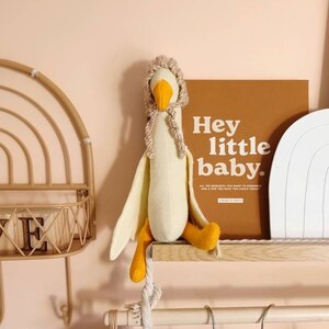 Handmade Felt Odd Duck | Boho Animal Teddy Plushie | Quirky Stuffed ...