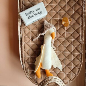 Handmade Felt Odd Duck | Boho Animal Teddy Plushie | Quirky Stuffed ...