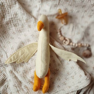 Handmade Felt Odd Duck | Boho Animal Teddy Plushie | Quirky Stuffed ...