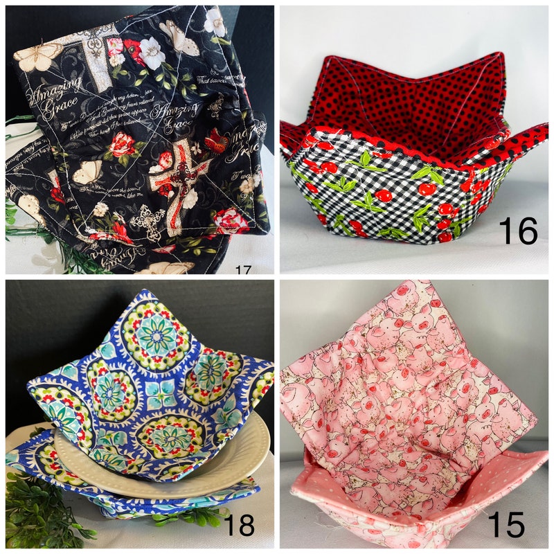 Quilted Bowl Cozy - Etsy