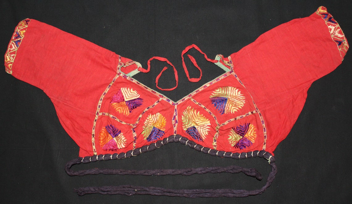 Embroidery Backless Choli From Chamba Region of Himachal Pradesh India ...