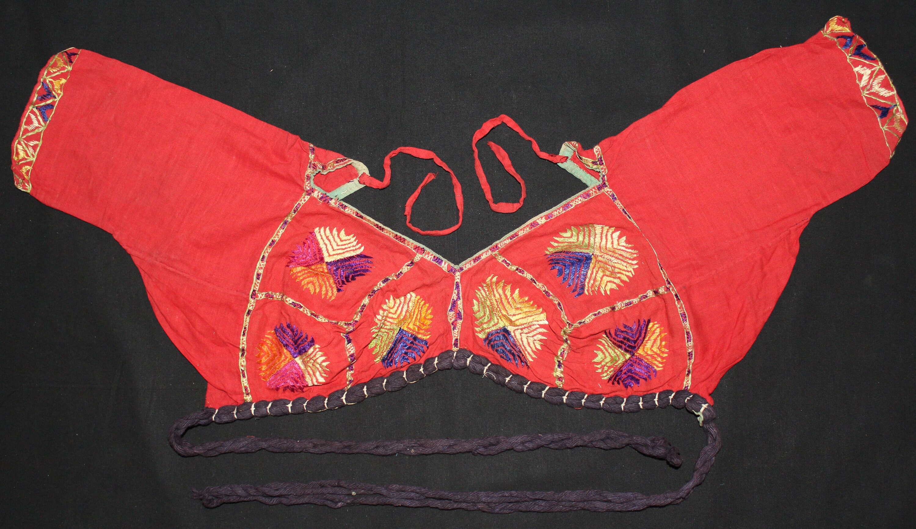 Embroidery Backless Choli From Chamba Region of Himachal Pradesh India ...