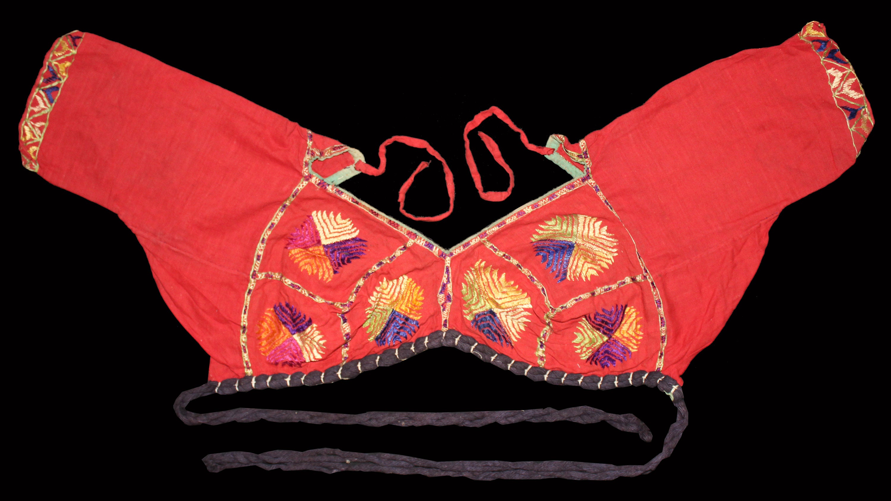 Embroidery Backless Choli From Chamba Region of Himachal Pradesh India ...