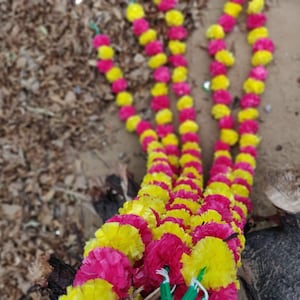 20 Natural Look Artificial Mix Color Floral Garlands Ethnic - Etsy