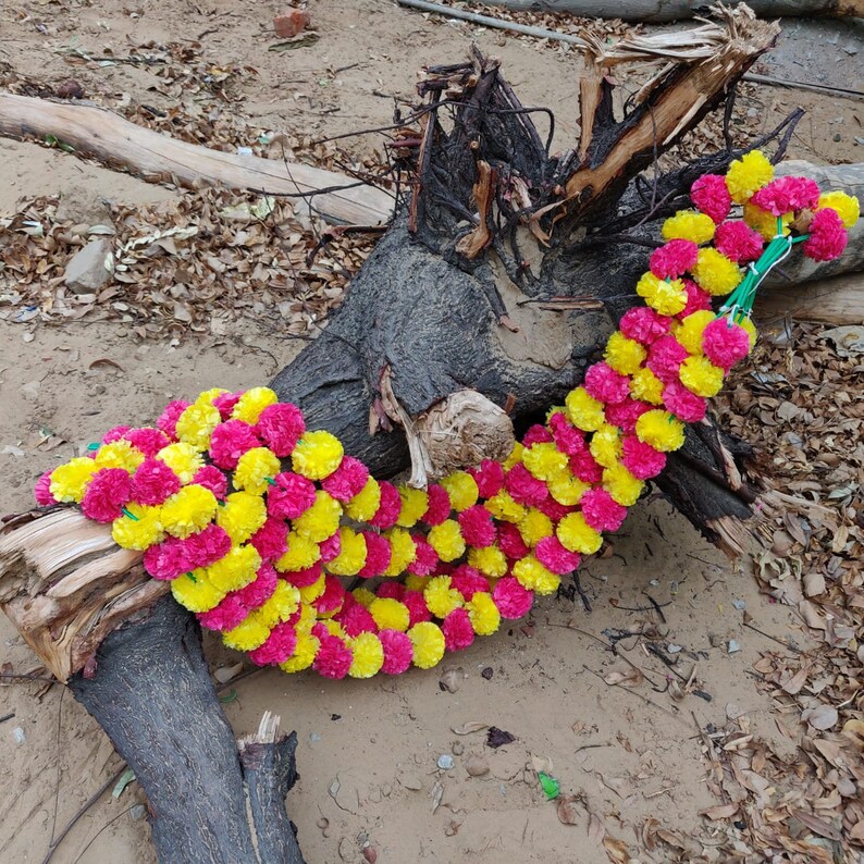 20 Natural Look Artificial Mix Color Floral Garlands Ethnic - Etsy