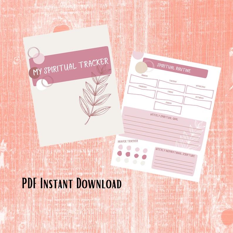 My Spiritual Tracker - Etsy