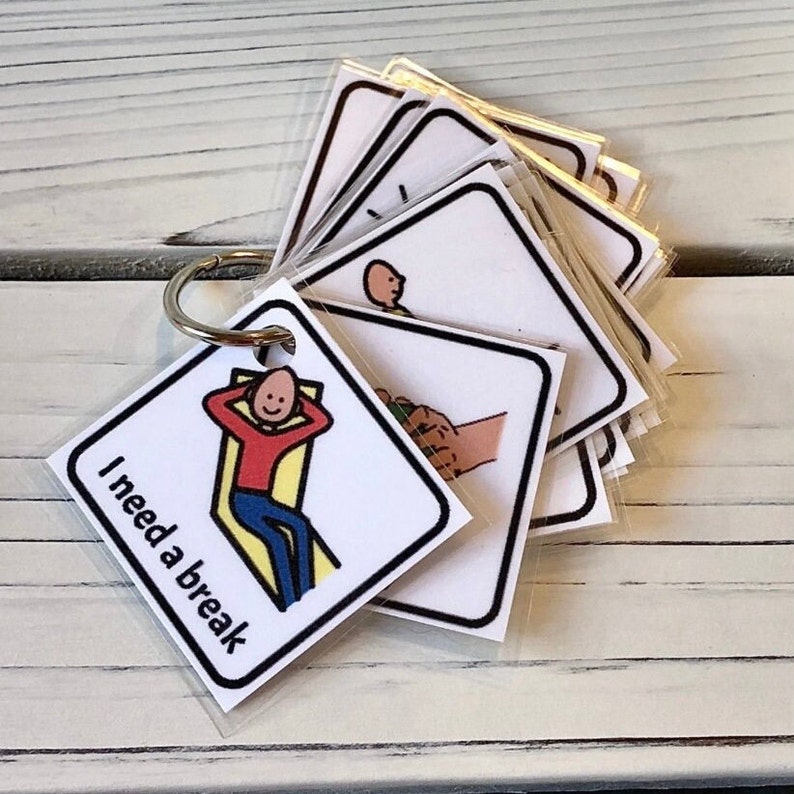 Basic Visual Support Bundle, Printable Schedule, Boardmaker Schedule, Visual Schedule, Sensory ...