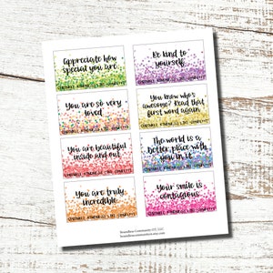 Sprinkle Kindness Like Confetti Cards Kindness Cards - Etsy Canada