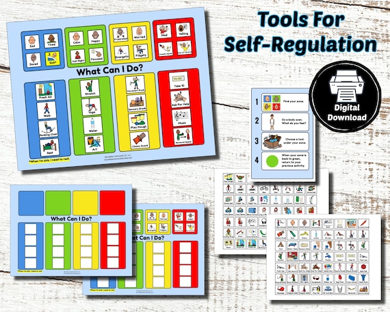 Tools for Self-regulation Zones of Regulation Sensory Diet - Etsy Denmark