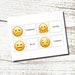 Emoji Emotions Matching Cards Emotions Matching Game Emoji - Etsy