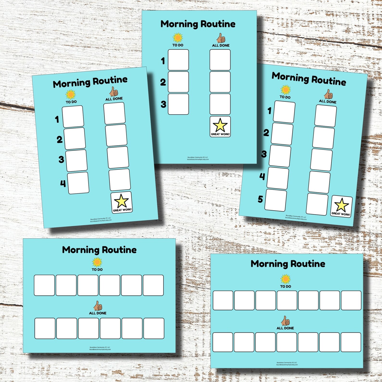 Morning and Bedtime Routine Bundle Morning Routine Bedtime | Etsy