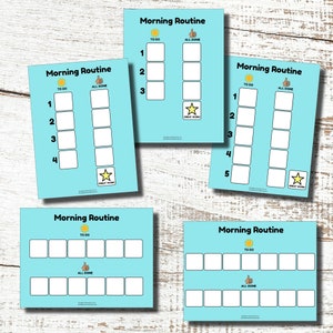 Morning and Bedtime Routine Bundle Morning Routine Bedtime - Etsy