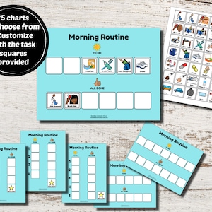 Morning Routine Visual, Morning Chart, Morning Chores, Morning Schedule ...