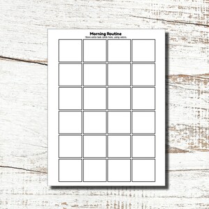 Morning Routine Visual, Morning Chart, Morning Chores, Morning Schedule ...