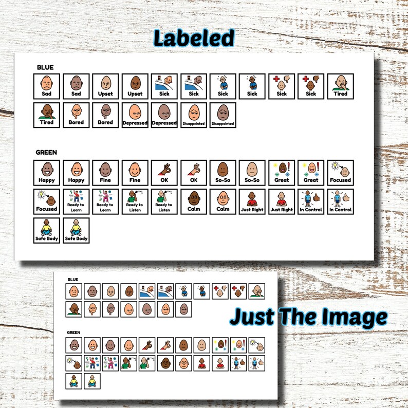 Tools for Self-regulation Zones of Regulation Sensory Diet - Etsy Denmark