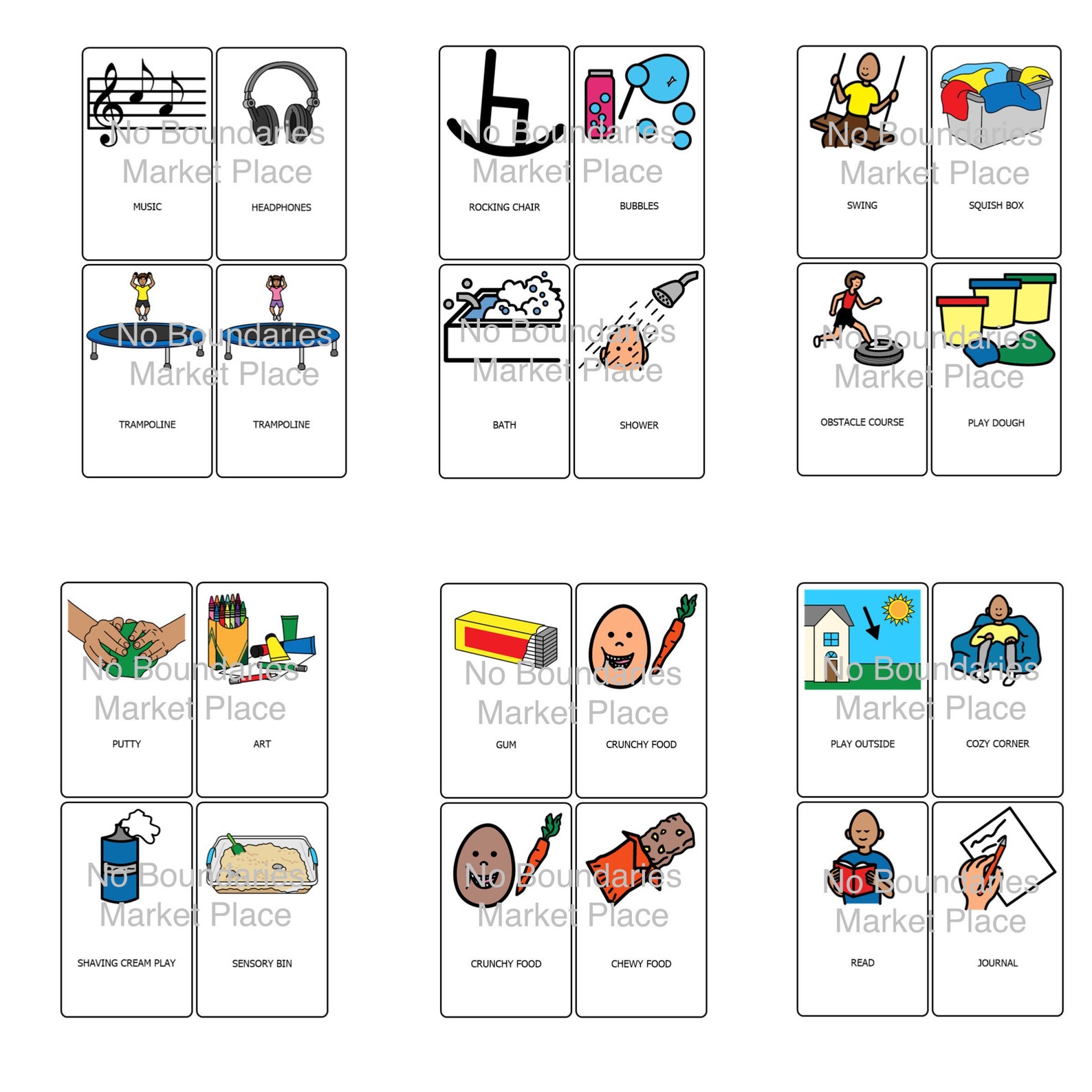 Self-Regulation Tool Box Tools for Self-Regulation Sensory | Etsy