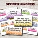 Sprinkle Kindness Like Confetti Cards, Kindness Cards, Motivational ...