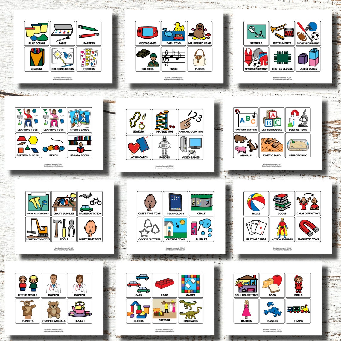 Toy Labels Printable Labels Toy Organization Home - Etsy