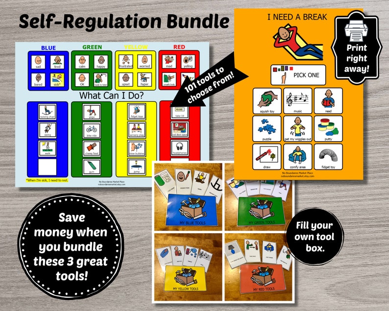 Self-Regulation Bundle Tools for Self-Regulation | Etsy