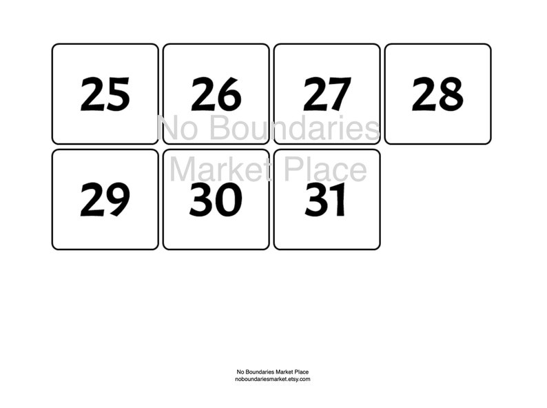 Printable Calendar Boardmaker Calendar Preschool Calendar | Etsy