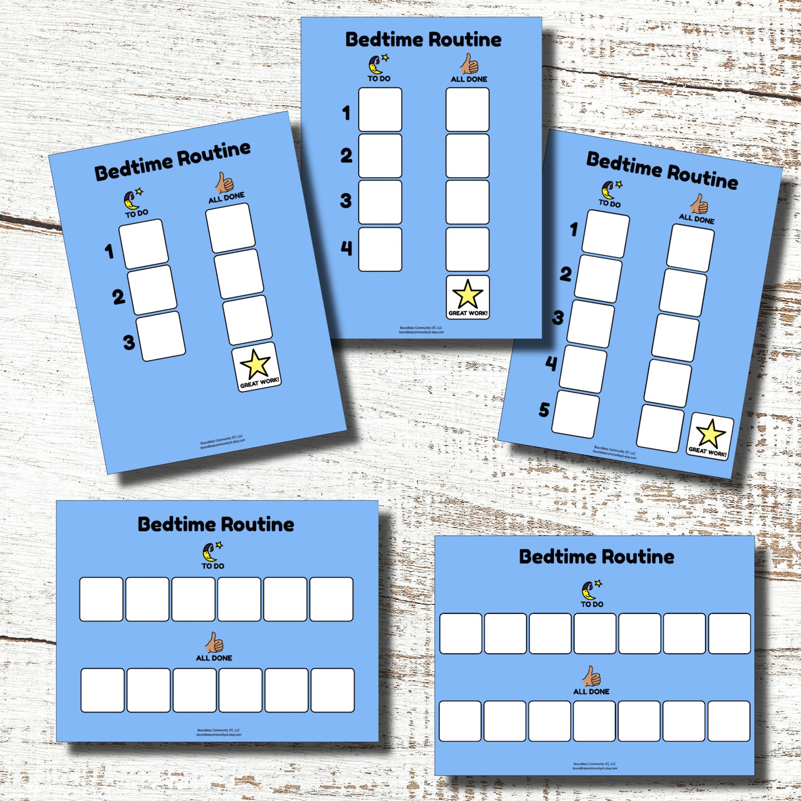 Bedtime Routine Bedtime Schedule Bedtime Visual Bedtime - Etsy