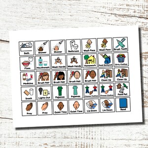 Bedtime Routine, Bedtime Visual Schedule, Bedtime Printable, Bedtime ...