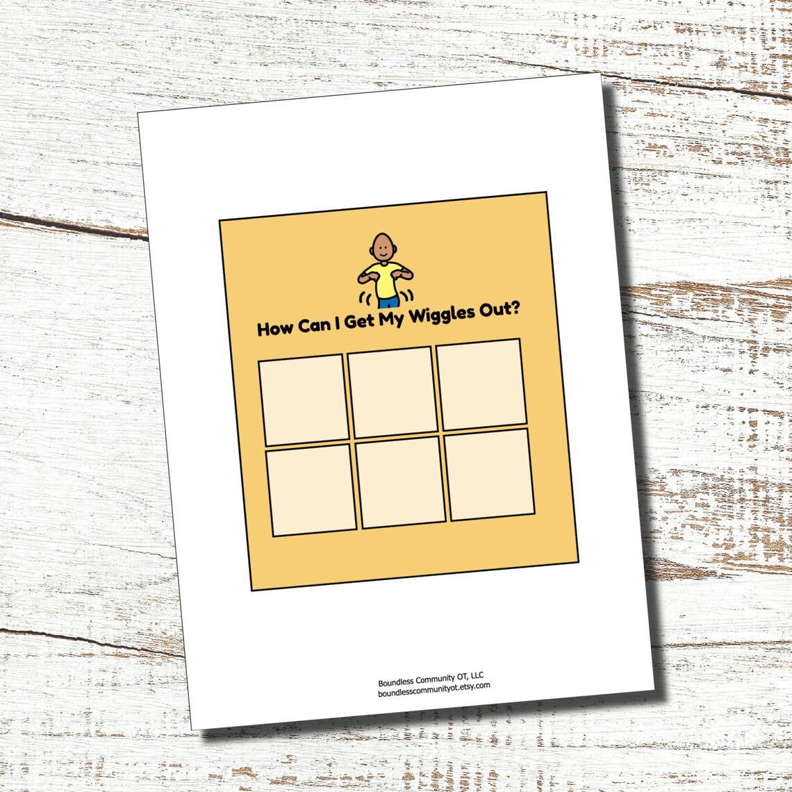 Classroom Break Board Printable, Tools for Self Regulation, Classroom ...