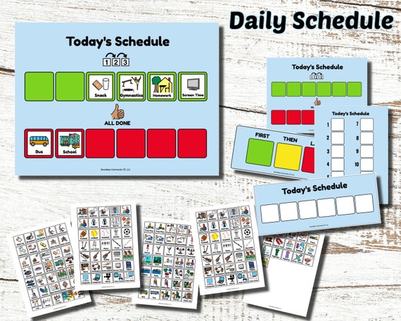 Boardmaker Classroom Schedule
