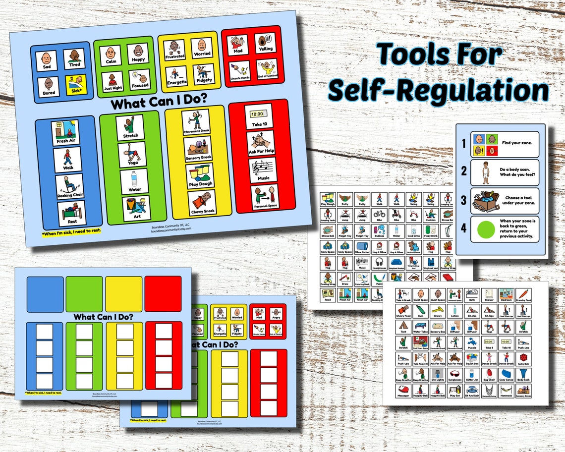 Self-regulation Bundle Tools for Self-regulation | Etsy
