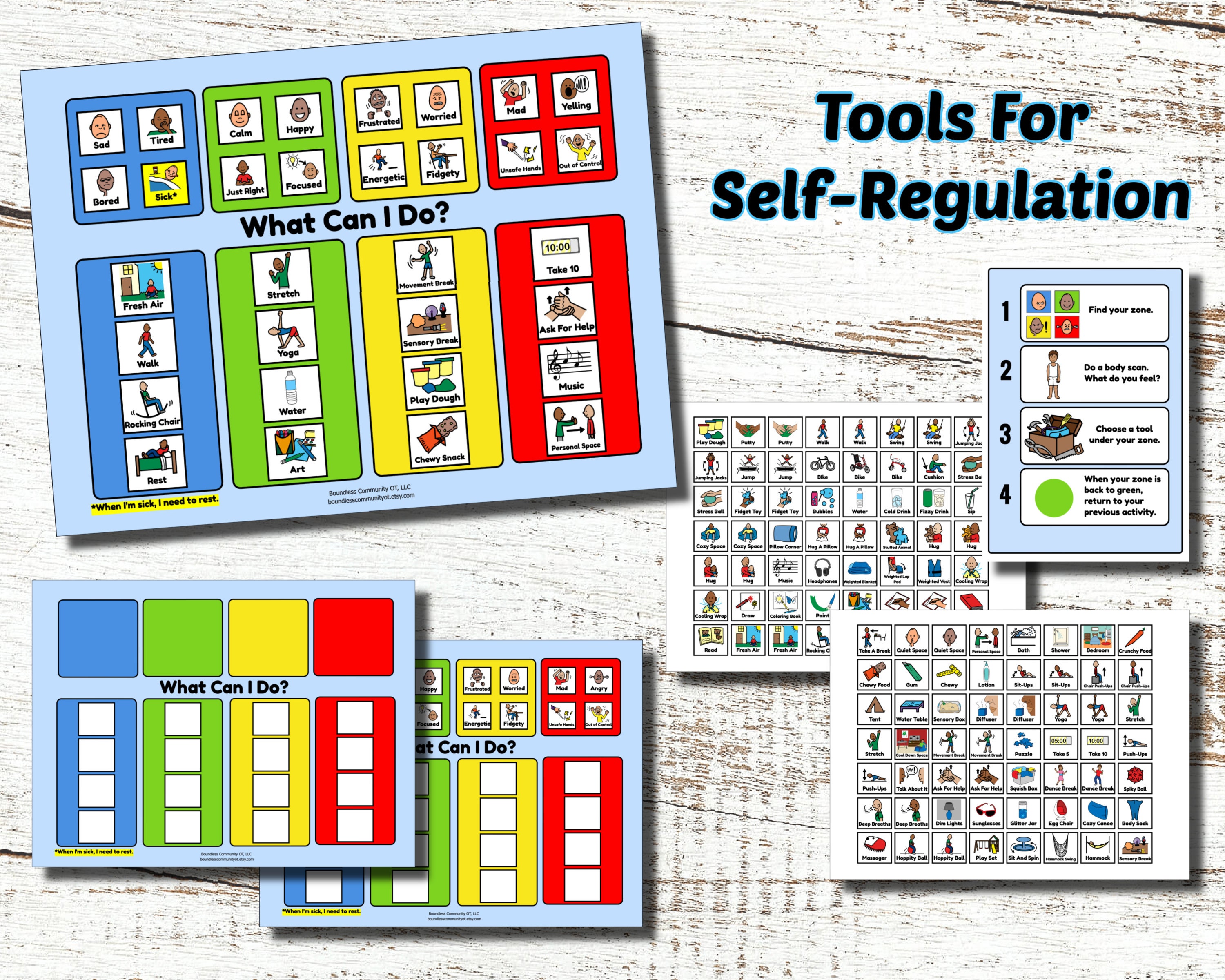 Self-regulation Bundle Tools for Self-regulation | Etsy UK