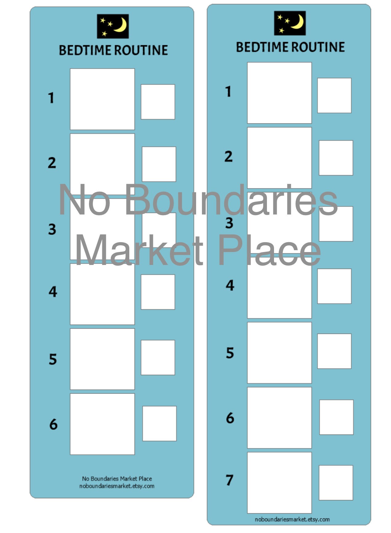 Bedtime Routine Bedtime Visual Schedule Bedtime Printable | Etsy