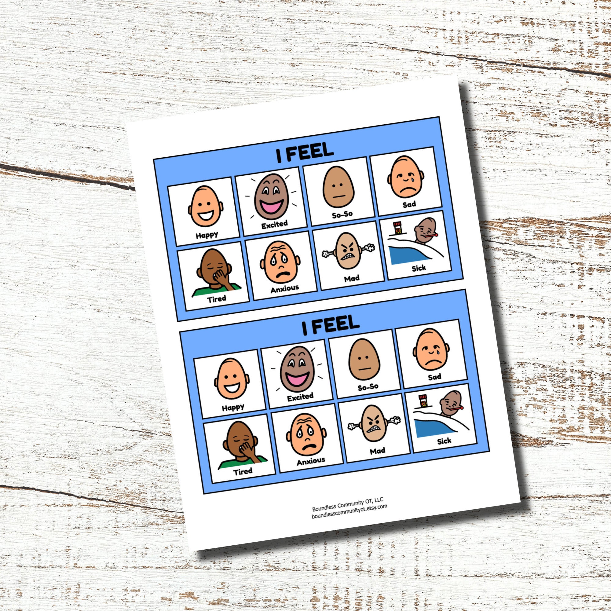 I Feel Chart, Feelings Chart, Feelings Visual, Emotions Chart, Emotions ...