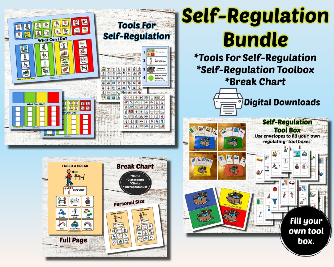 Self-regulation Bundle, Tools for Self-regulation, Self-regulation ...