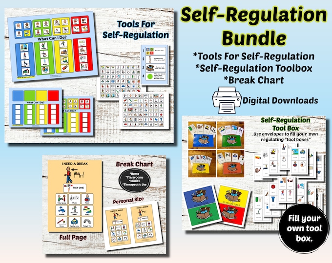 Self-regulation Bundle, Tools for Self-regulation, Self-regulation ...