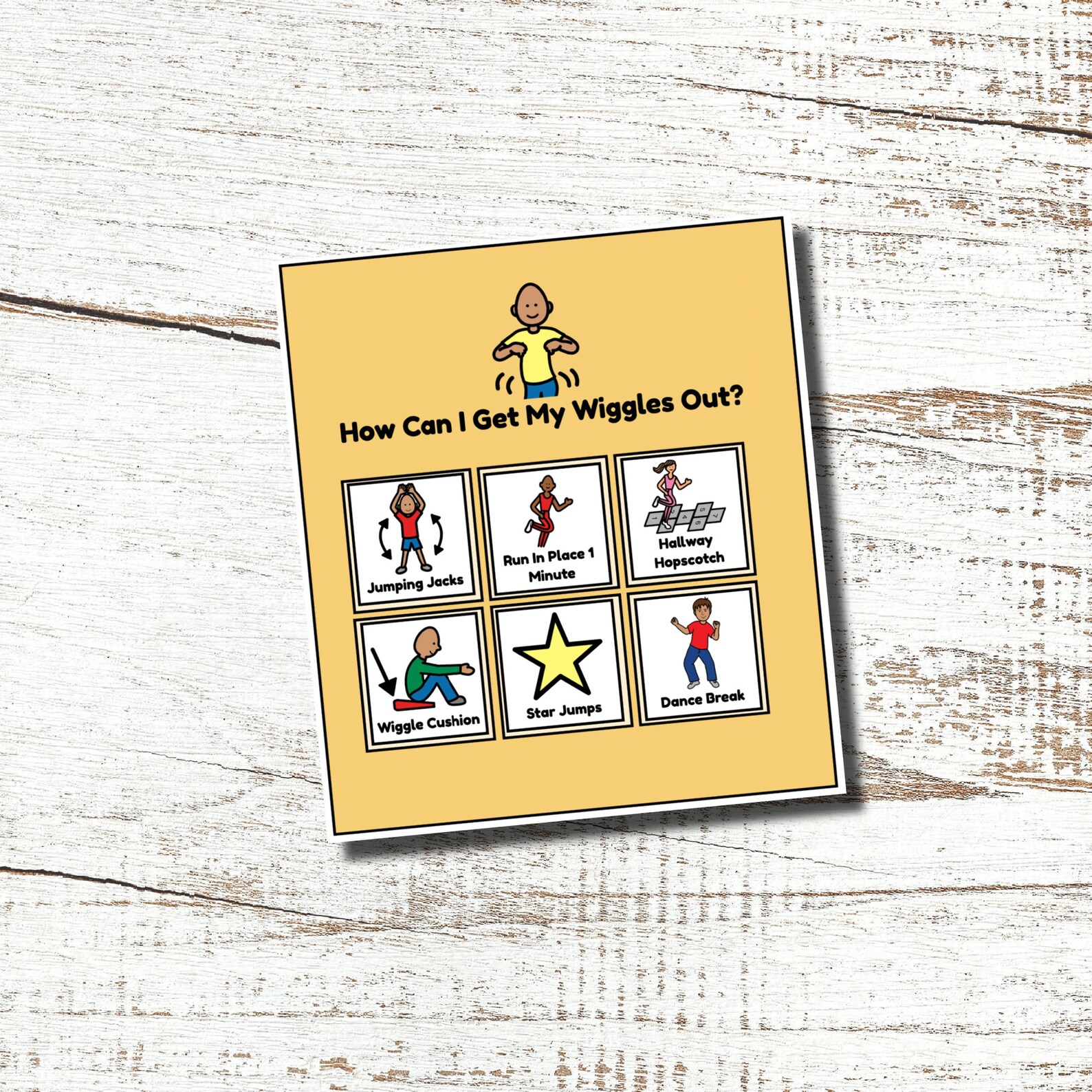 Classroom Break Board Printable Tools for Self Regulation | Etsy