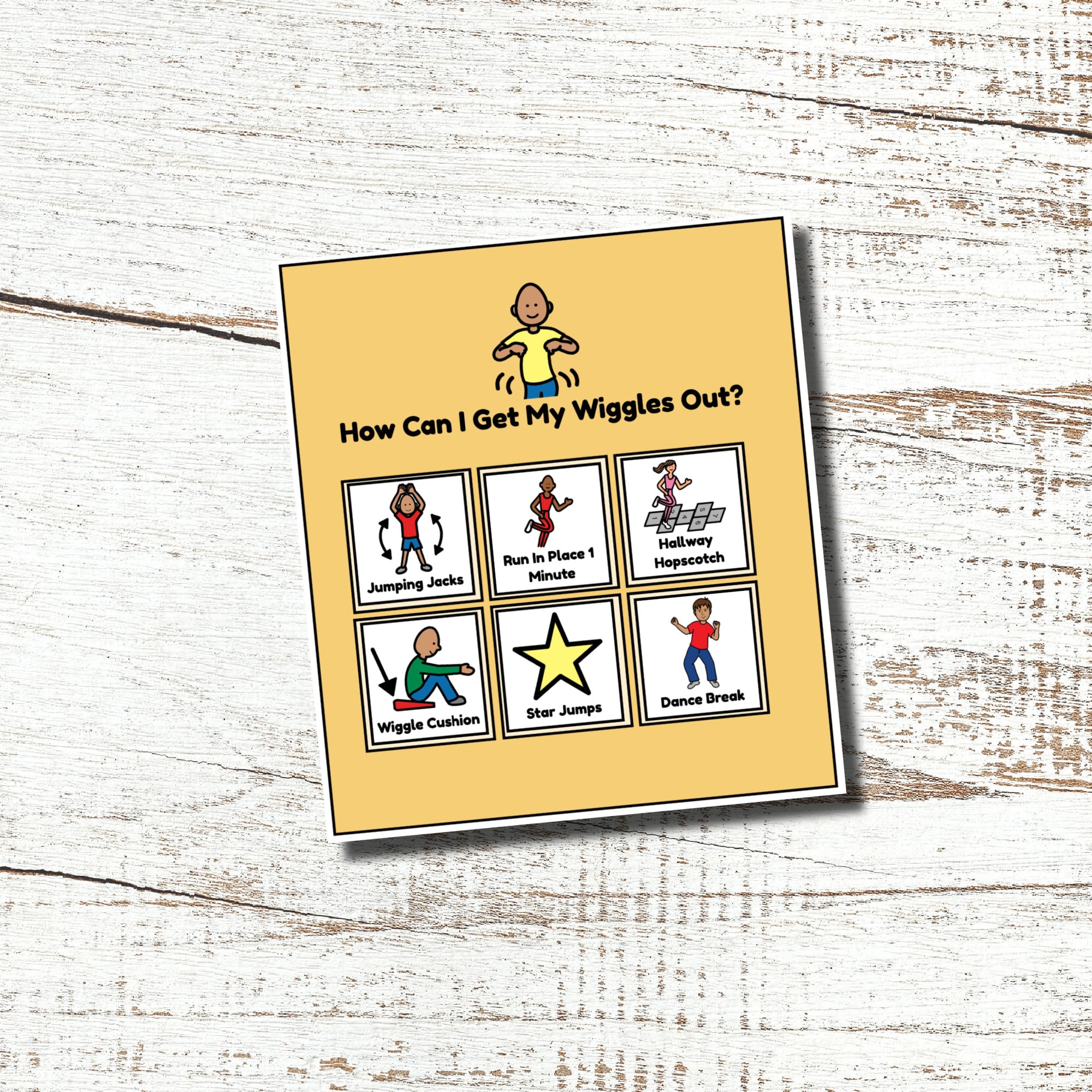 Classroom Break Board Printable Tools for Self Regulation | Etsy