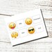 Emoji Emotions Matching Cards Emotions Matching Game Emoji - Etsy
