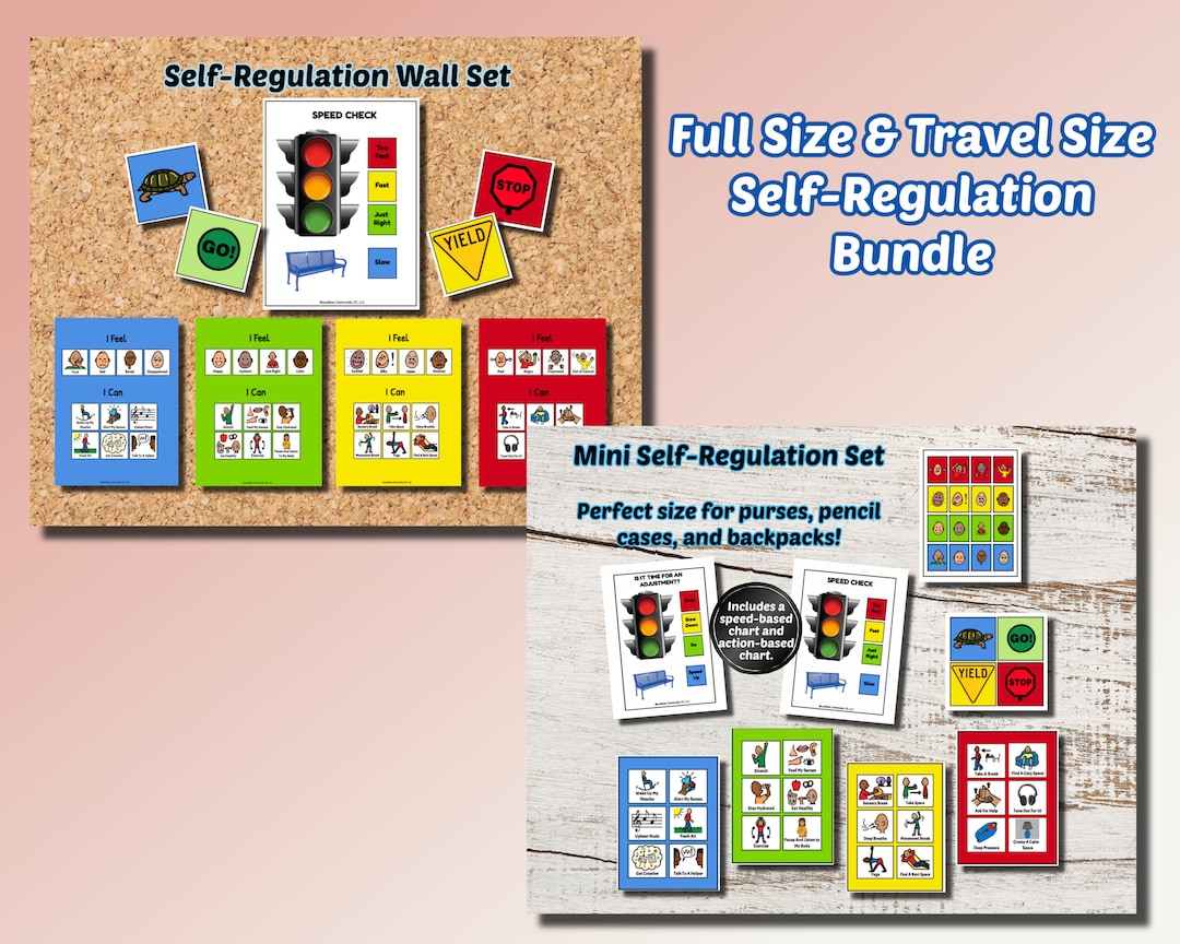 Self-regulation Full Page and Travel Set Printable Coping - Etsy