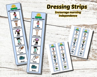 Getting Dressed Visual - Etsy