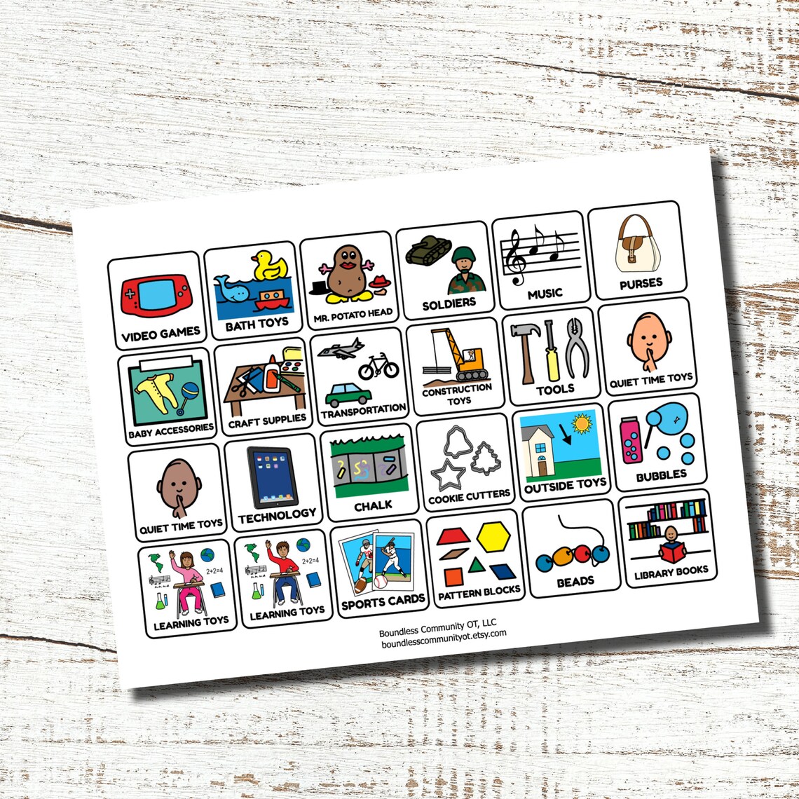 Toy Labels Printable Labels Toy Organization Home - Etsy