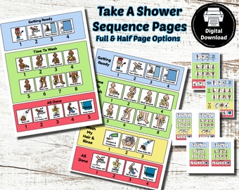Printable Bathroom Routine and Toilet/potty Training Visual - Etsy