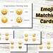 Emoji Emotions Matching Cards Emotions Matching Game Emoji - Etsy