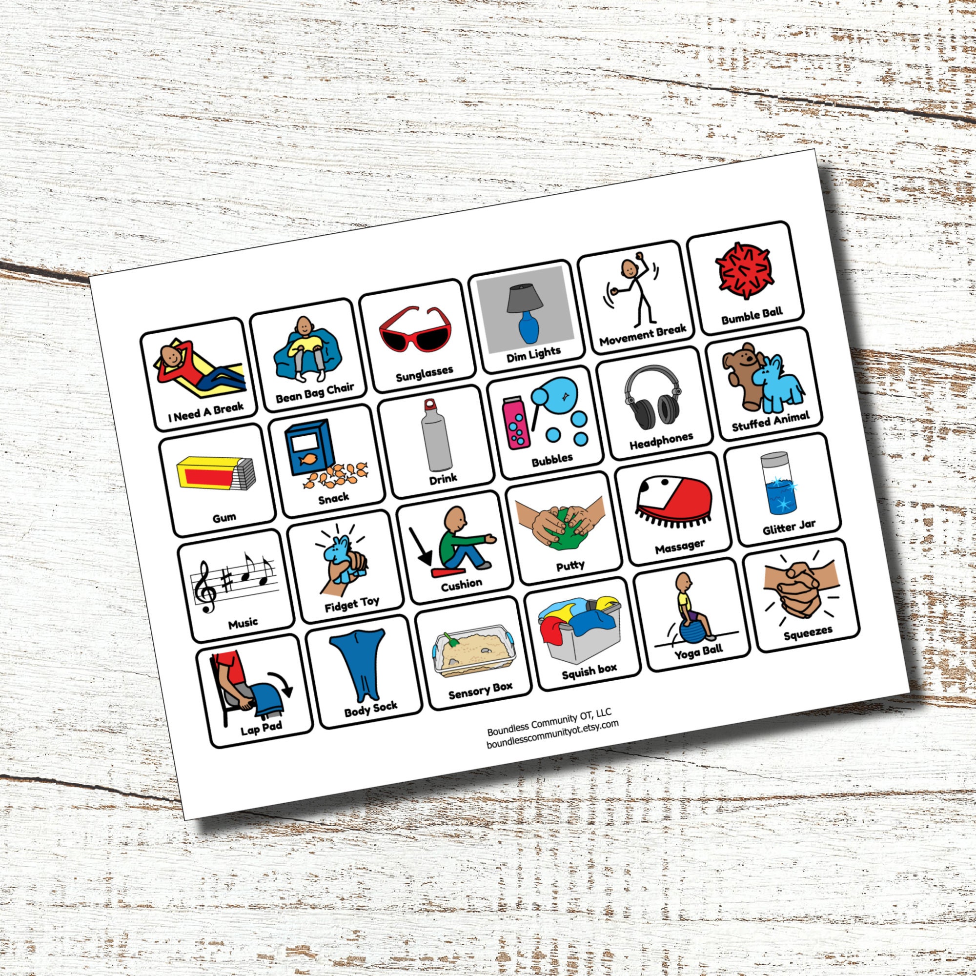 Basic Visual Support Bundle Printable Schedule Boardmaker - Etsy Canada