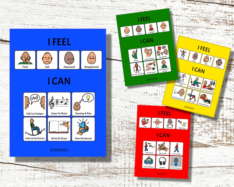 Self-regulation Charts Tools for Self-regulation Printable - Etsy