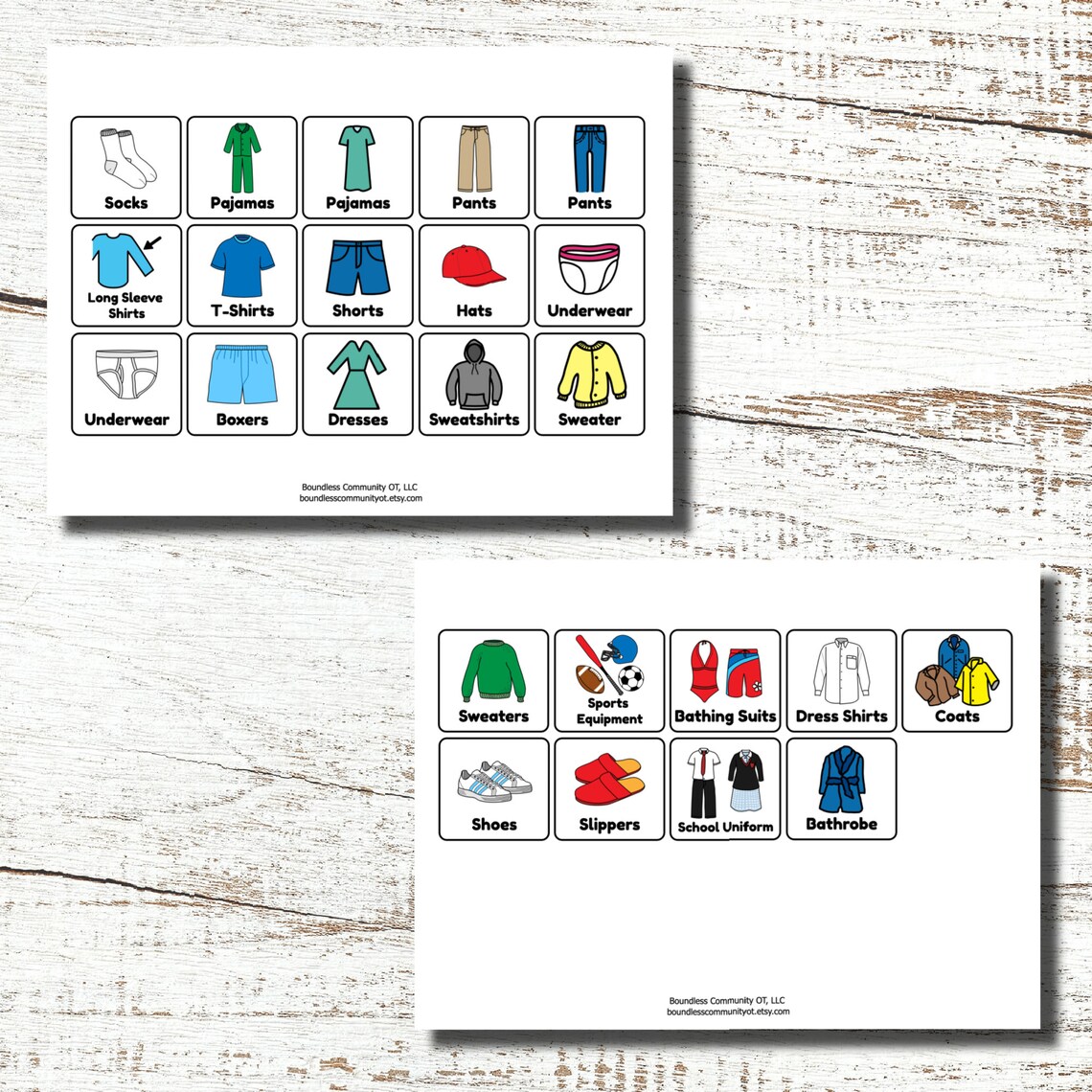 Clothes Labels, Home Organization, Boardmaker Printables, Bedroom ...