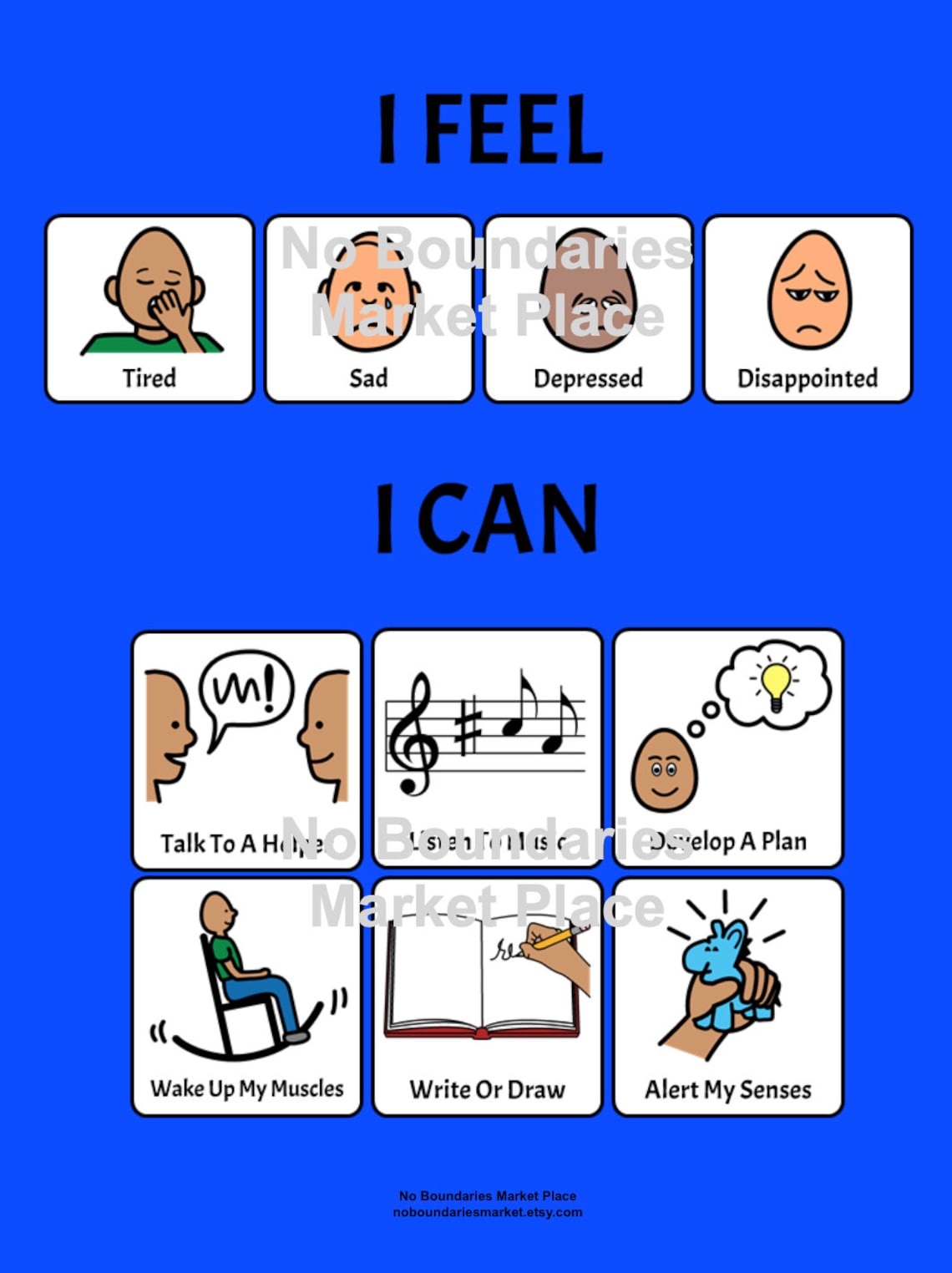 Self-regulation Charts Tools for Self-regulation Printable - Etsy Canada