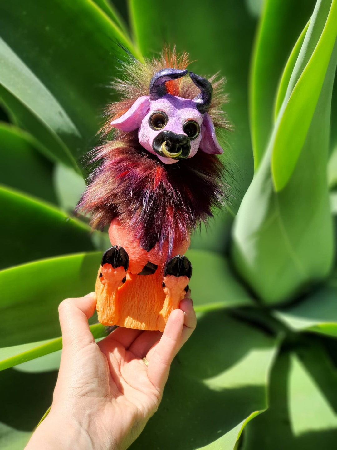 Byword Shoulder Puppets the Bull Cow Cattle - Etsy