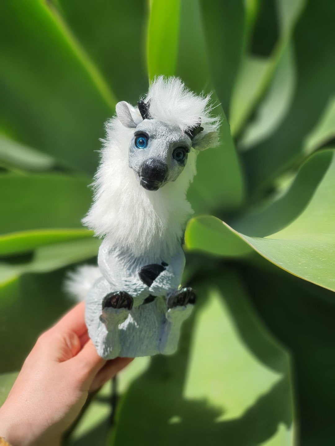 Snowy Shoulder Puppets the Reindeer Deer Caribou - Etsy