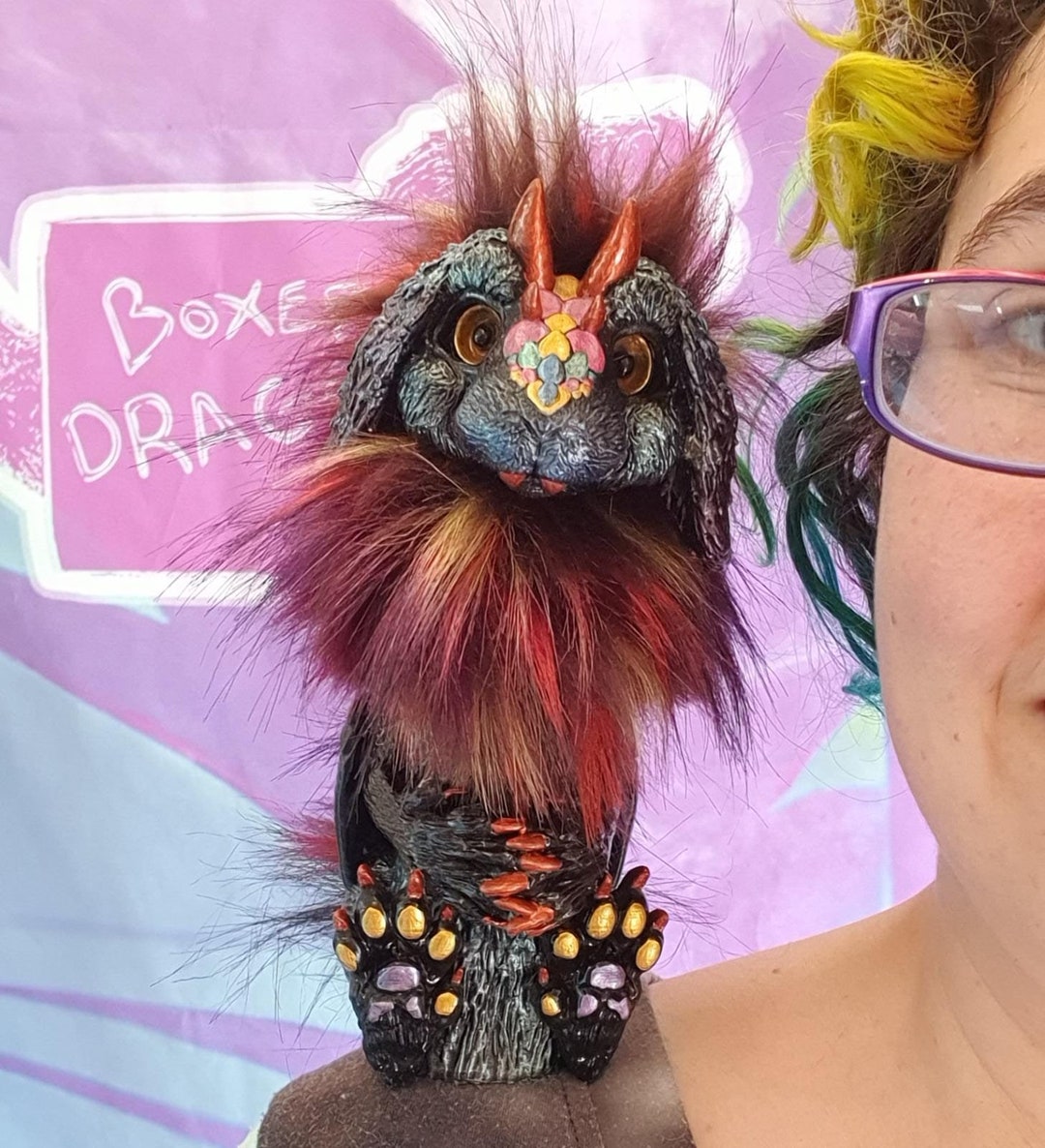 Mystique Shoulder Puppet Jackalope Head Rotates With Wire - Etsy